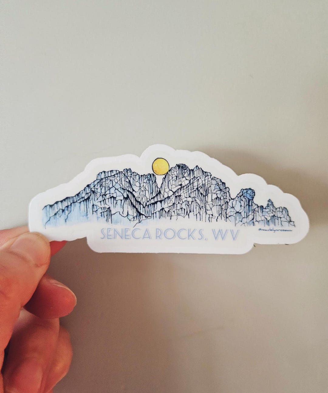 Seneca Rock, WV Sticker - Etsy