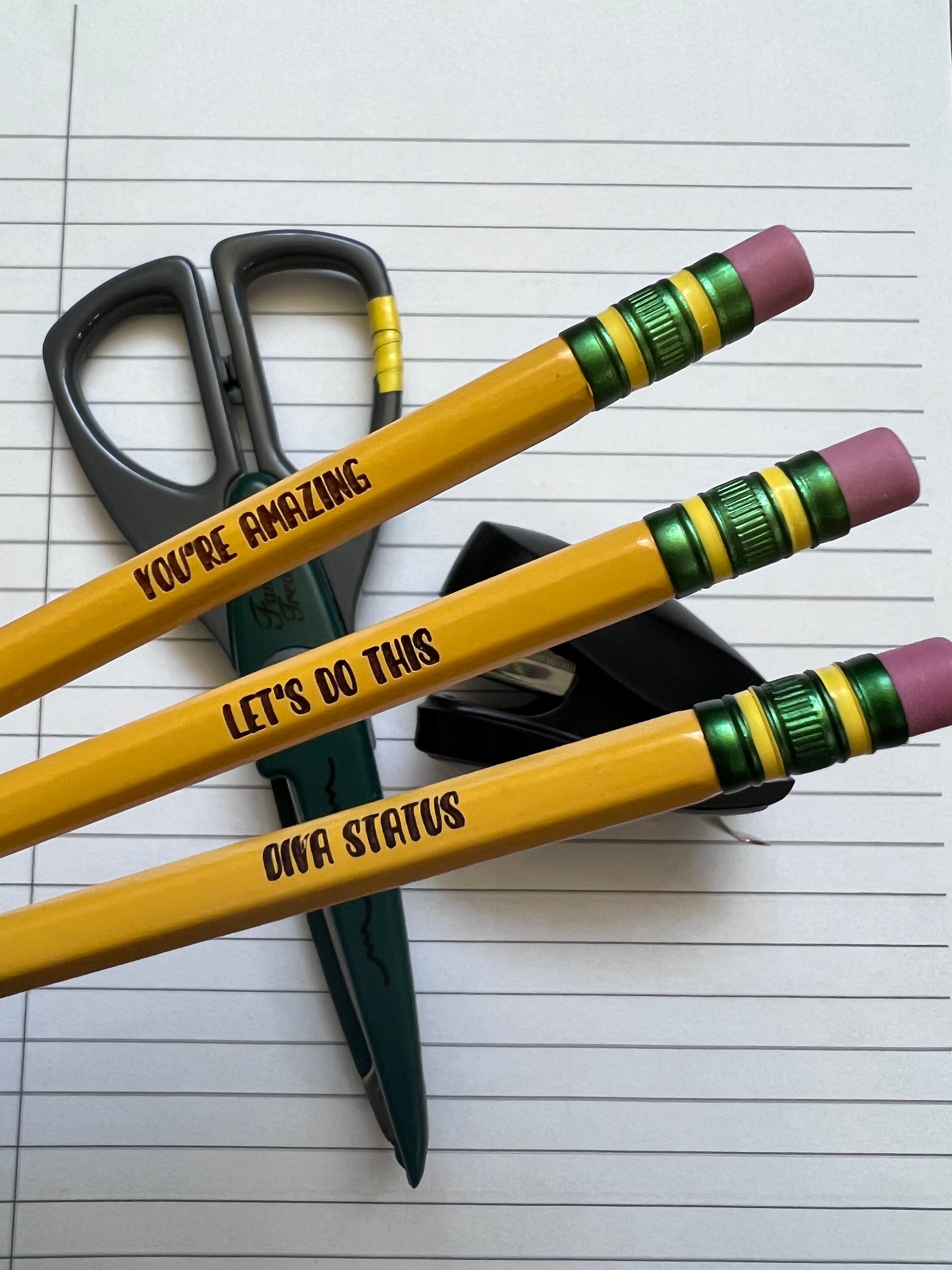Pack of 10 Personalized #2 Pencils - Etsy