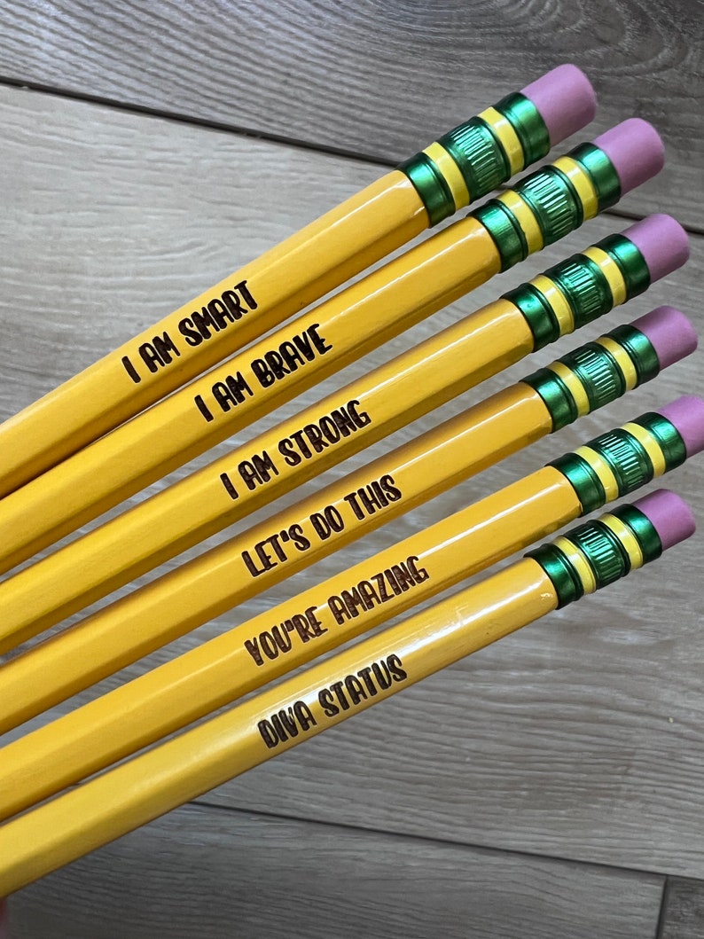 Pack of 10 Personalized #2 Pencils - Etsy