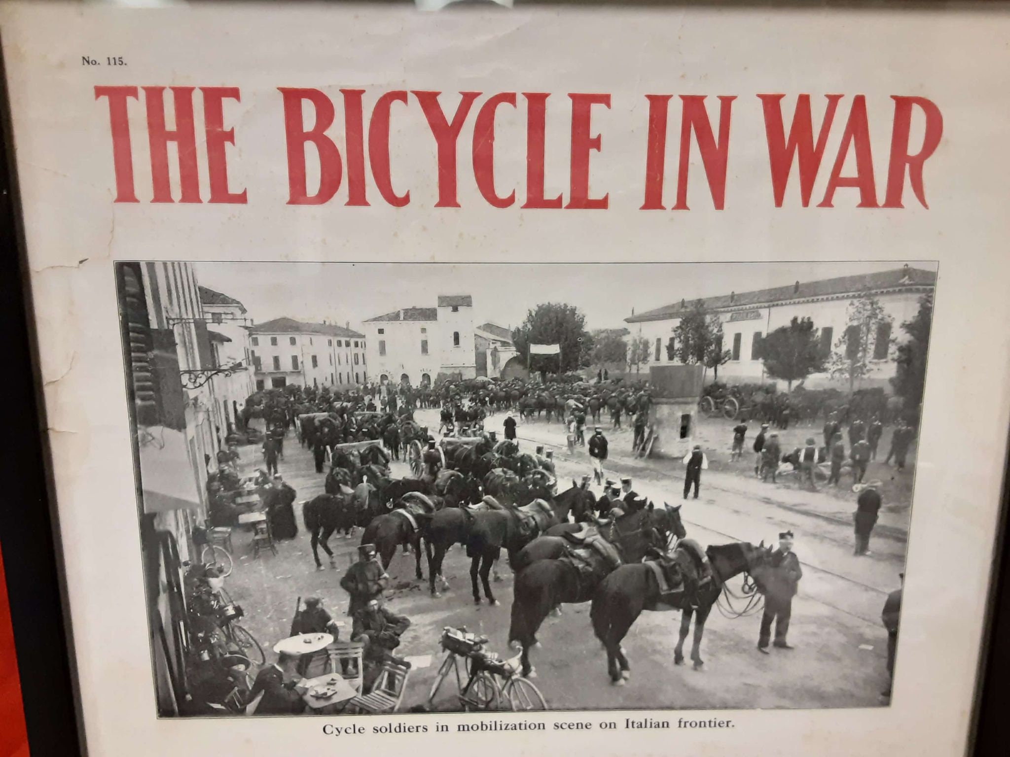 New Departure WWI Military Bicycle in War Coaster Break Ad Poster Phil ...