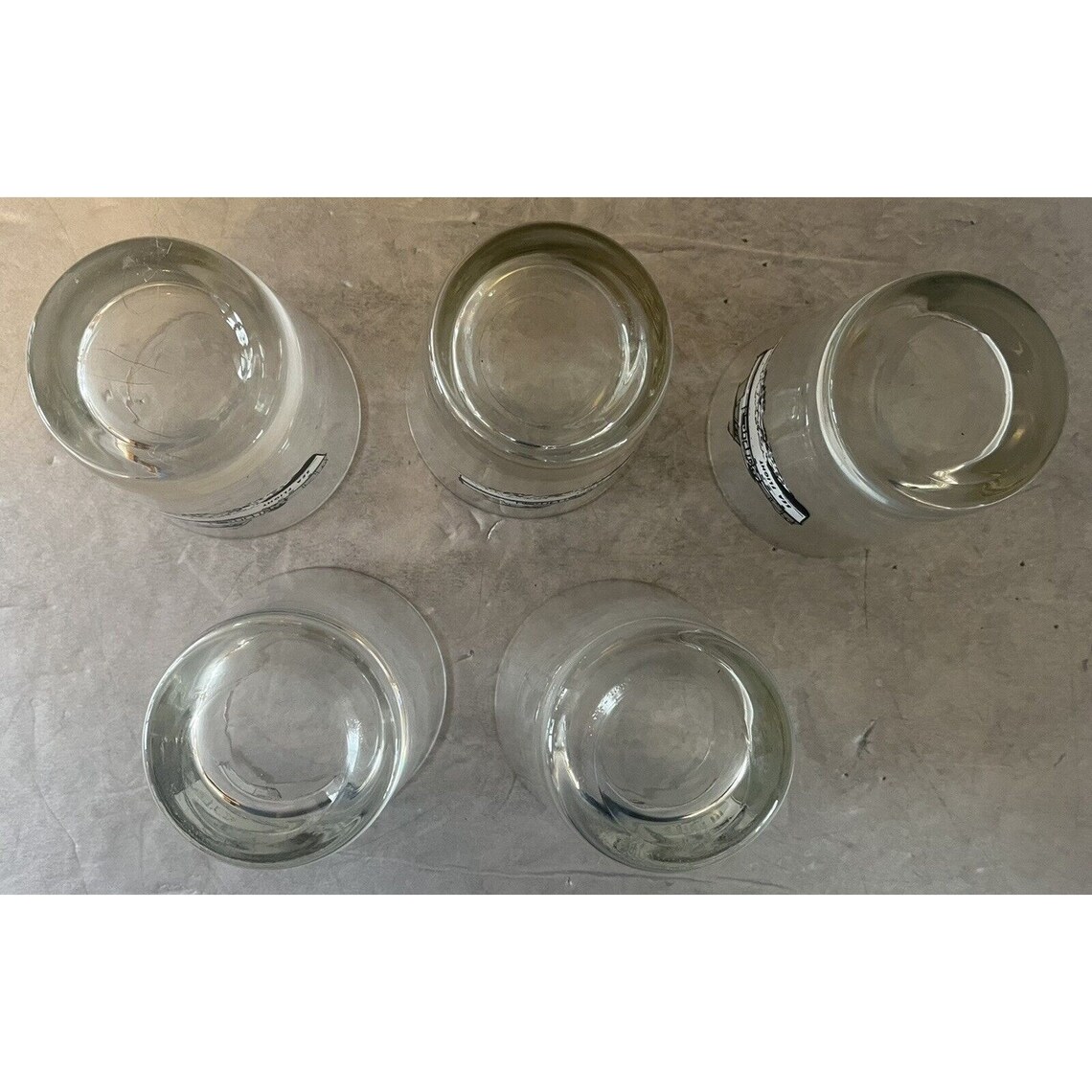 Old Fashioned Rocks Bar Glasses Motor Yacht Boat Barware Set of 5 - Etsy