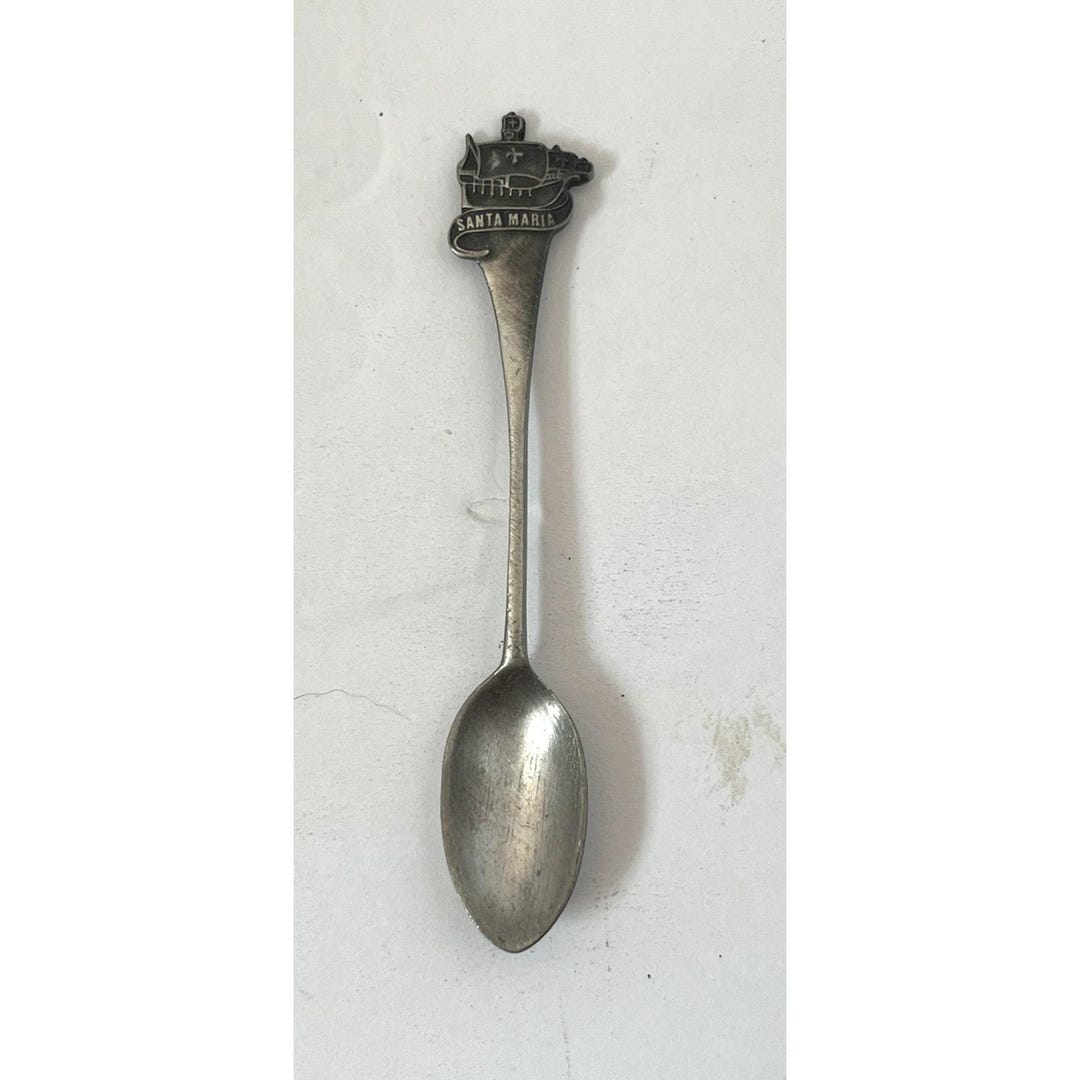 Vintage Santa Maria 1492-1992 Columbus Souvenir Spoon Collectible - Etsy
