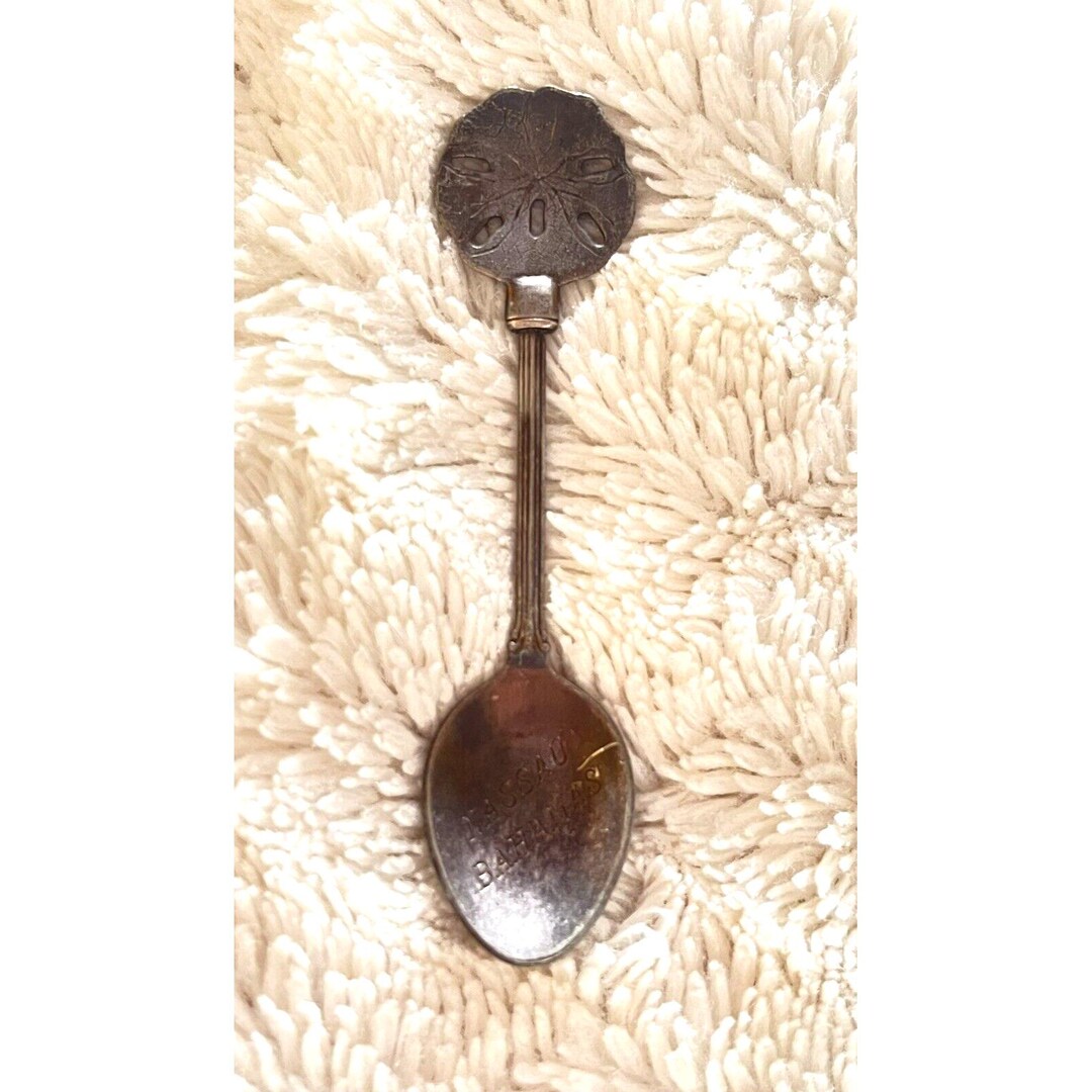 Nassau Bahamas Vintage Souvenir Spoon Collectible Sand Dollar - Etsy
