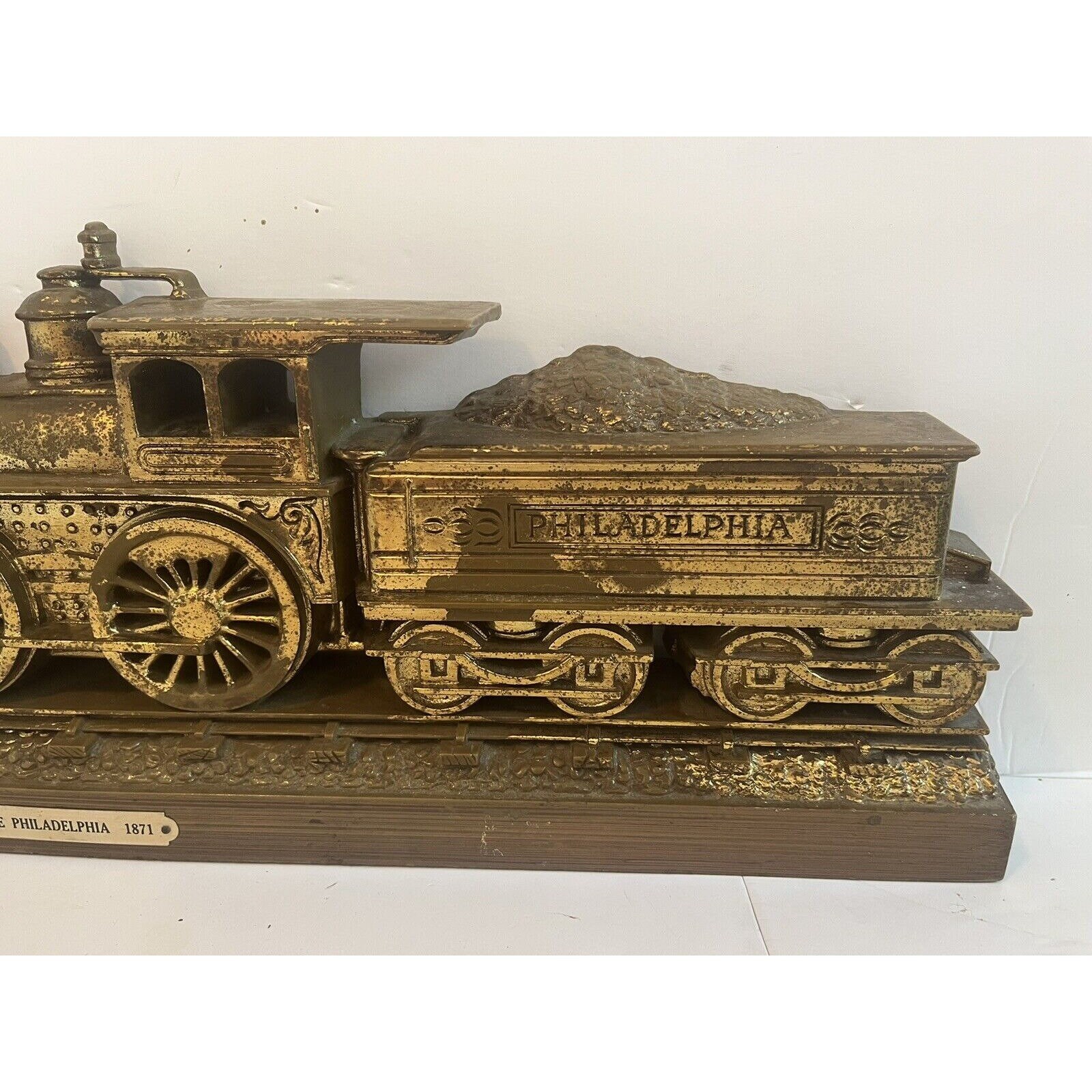 Train Decor, Vintage Burwood Train Locomotive 2144 the Philadelphia 1871 Railroad, Locomotive ...