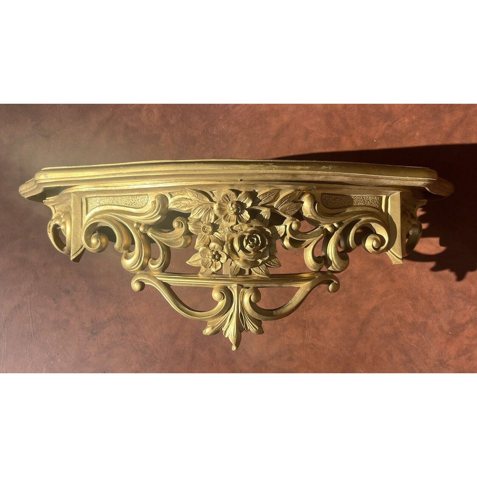 Metal ornate Green Wall Shelf 9 - munimoro.gob.pe