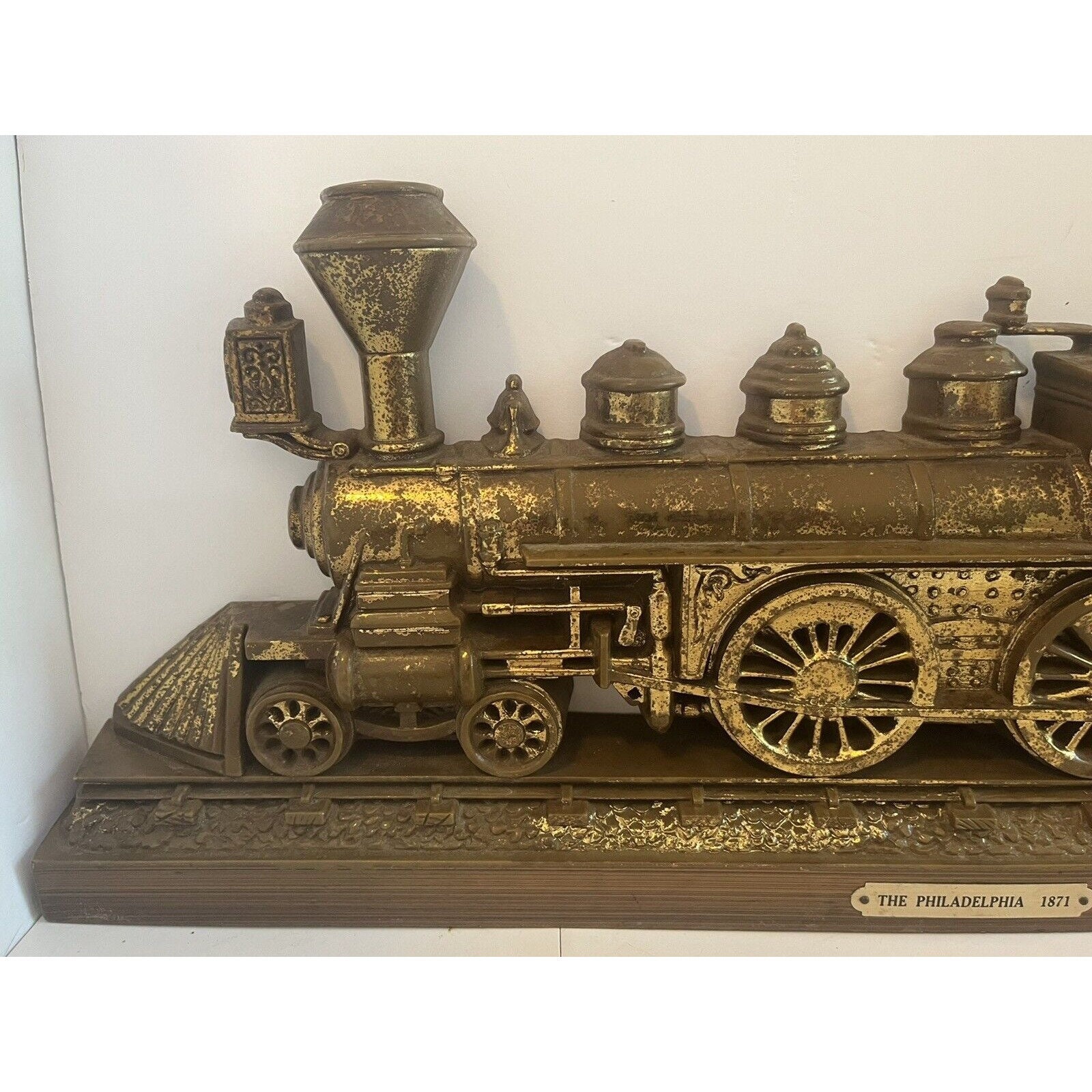 Train Decor, Vintage Burwood Train Locomotive 2144 the Philadelphia 1871 Railroad, Locomotive ...