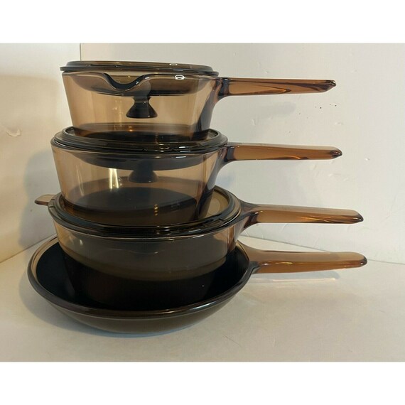 Vintage Pyrex Vision Ware Set Vision Cookware Visions Glass | Etsy