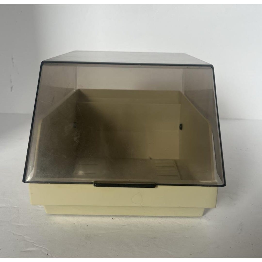 Vtg Diskettes Floppy Disk Holder Storage Box Case Holder Organizer ...