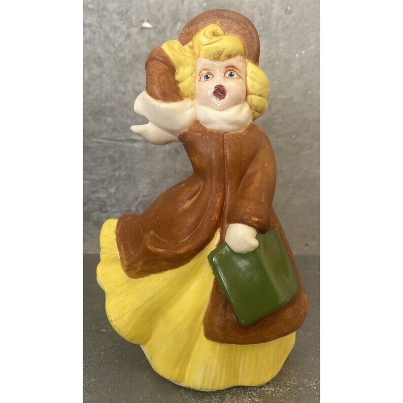 Vintage Atlantic Mold Ceramic Hand Painted Christmas Carolers 7 Pc Set - Etsy