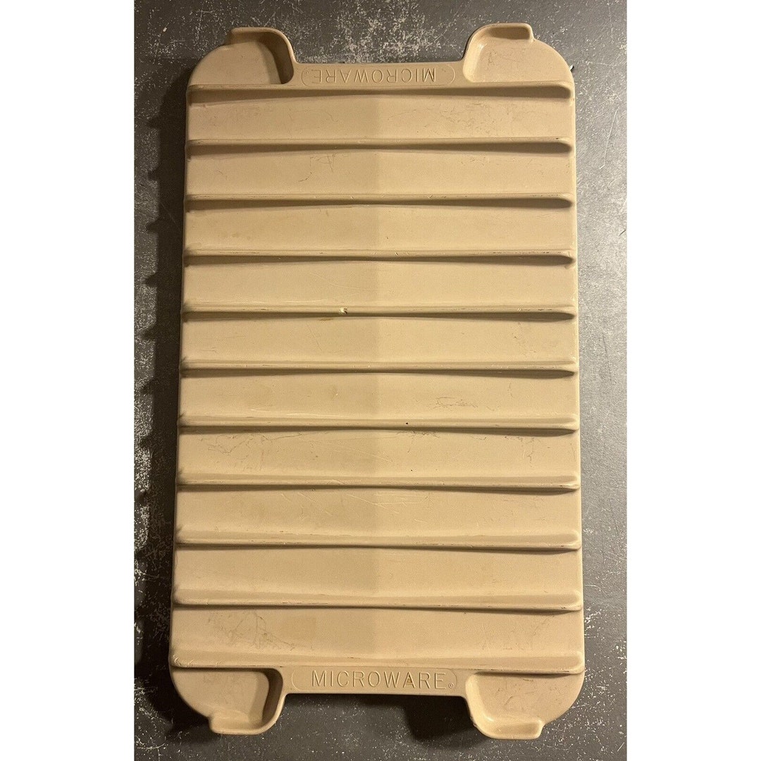 Anchor Hocking PM 479-TI Microwave Bacon Tray & Food Defroster Rack ...