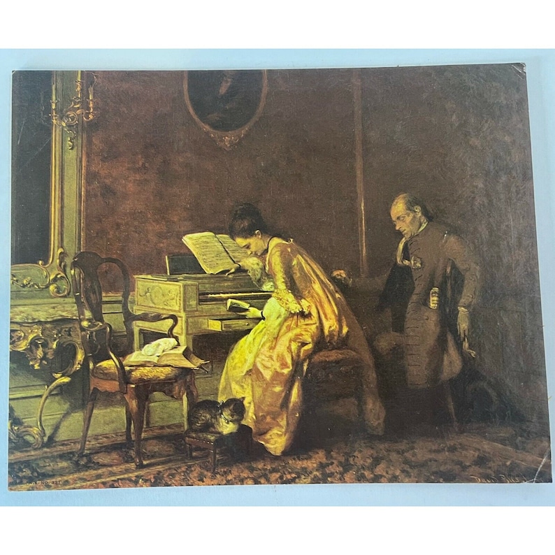 Vintage Winde Fine Prints interrupted Music Lesson by David Bles 331 ...