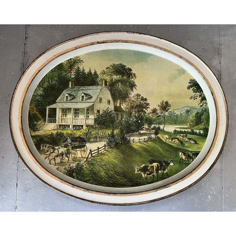 Metal Platter - Etsy