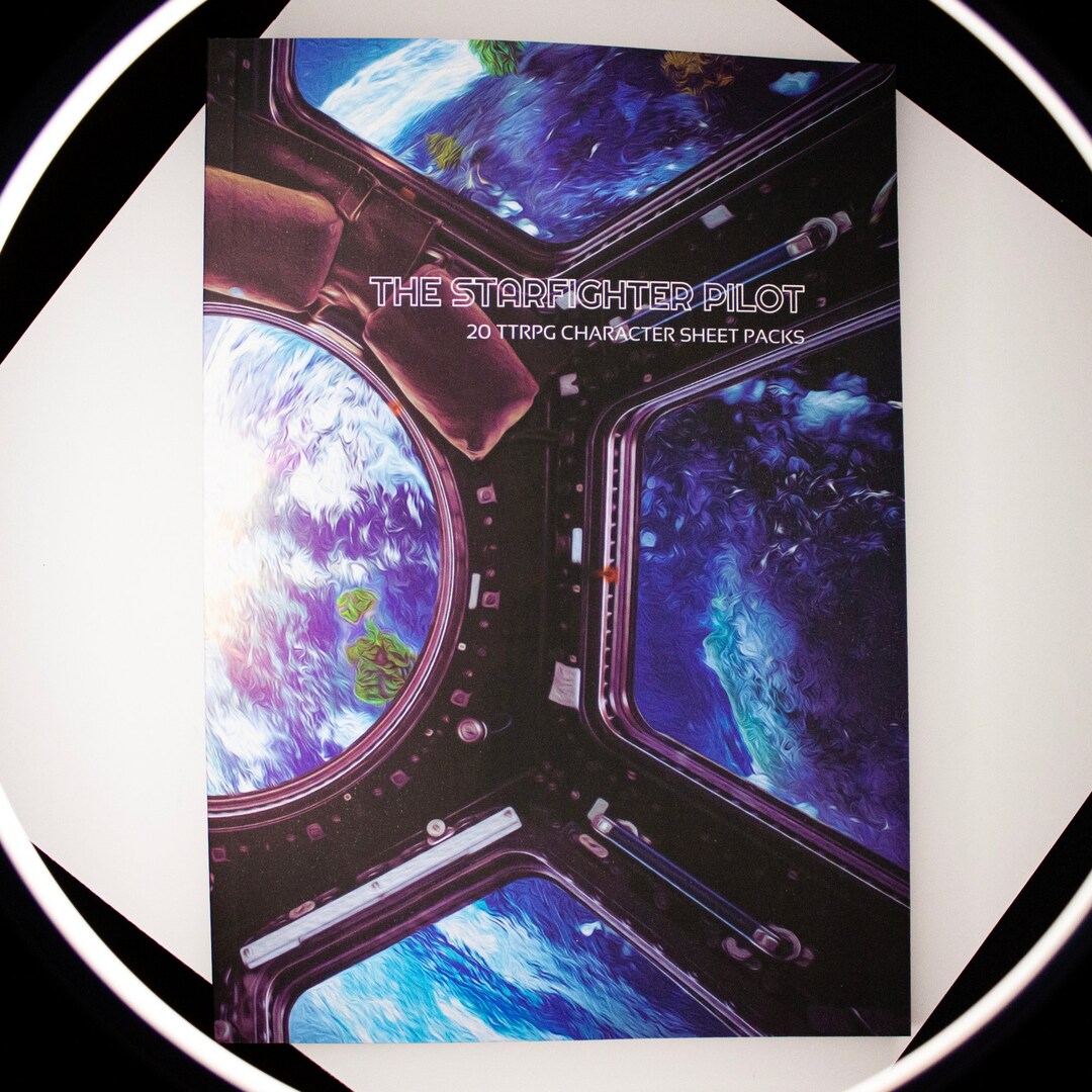 Starfighter Pilot TTRPG Character Sheet Book 20 Full - Etsy Canada