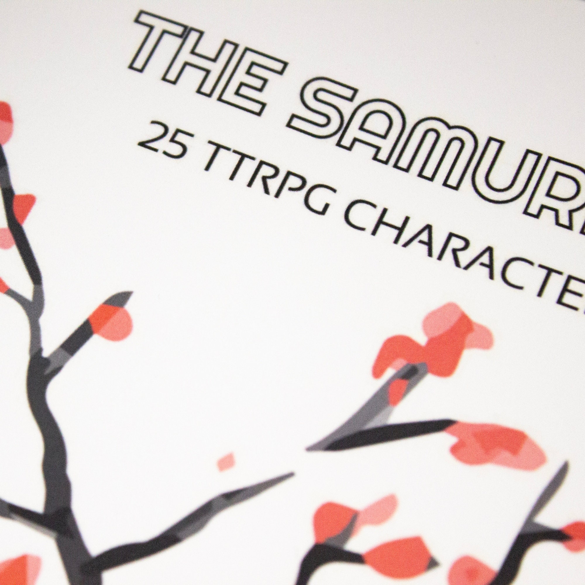 Lone Samurai TTRPG Character Sheet Book 25 Full Character Sheets for ...