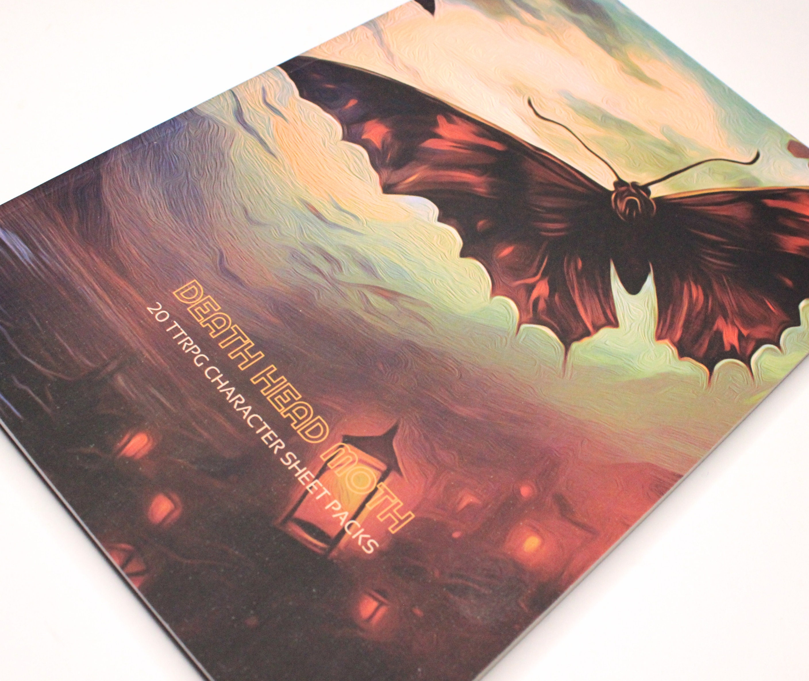 Death Head Moth TTRPG Character Sheet Book 25 Full Character Sheets for ...