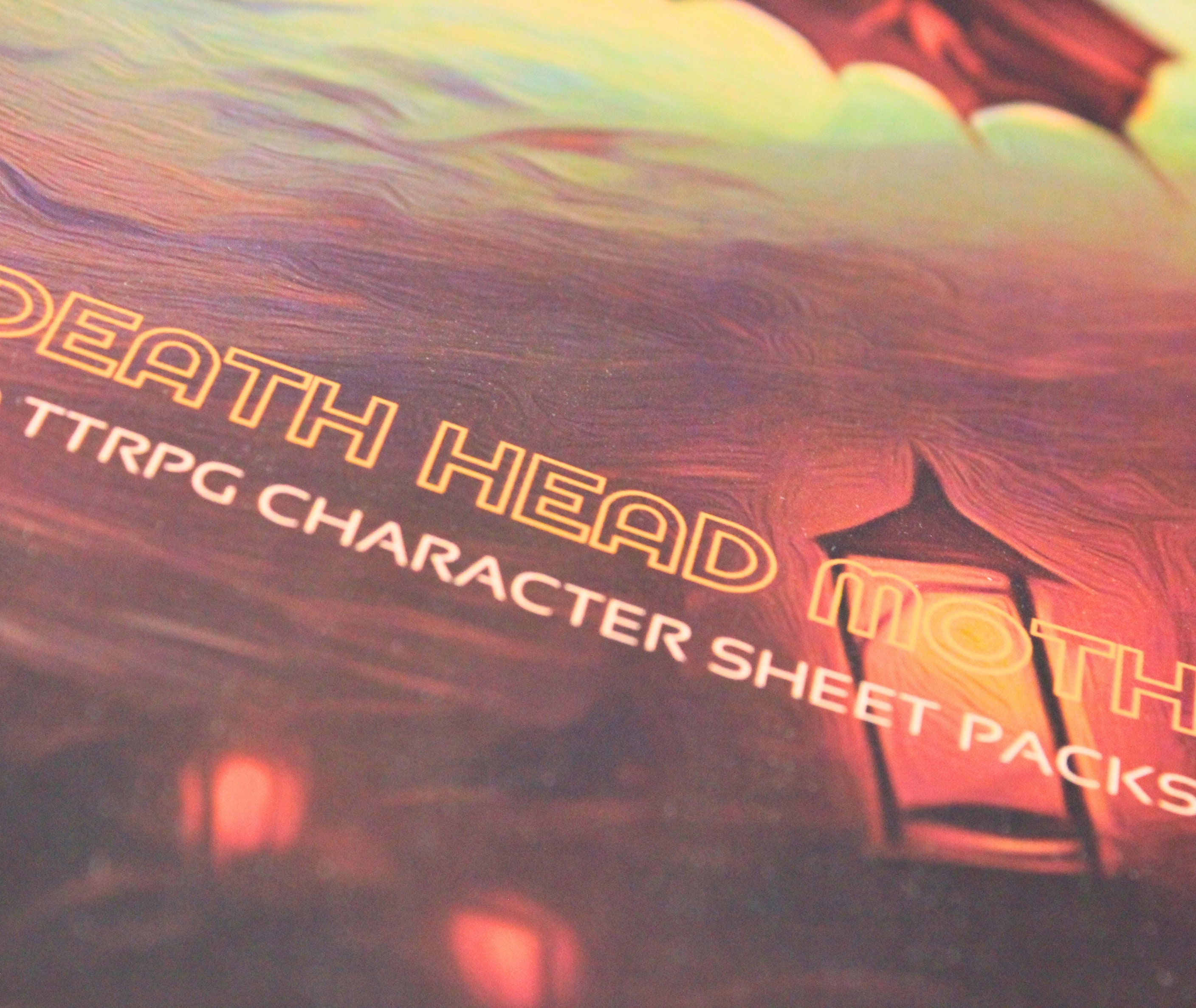 Death Head Moth TTRPG Character Sheet Book 25 Full Character Sheets for ...