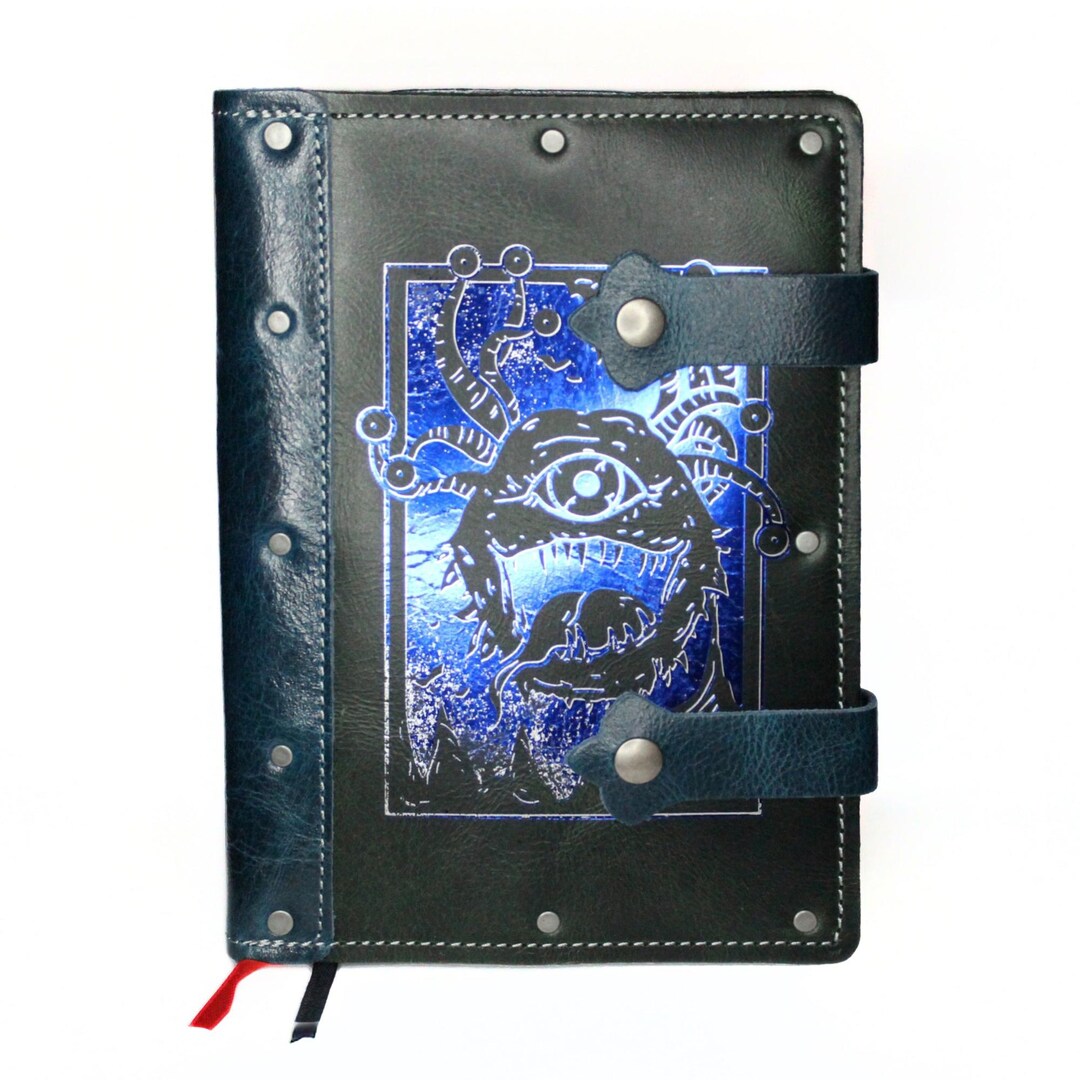 Dnd Refillable Leather Journal A5 the Beholder, Notebook, Dungeon ...