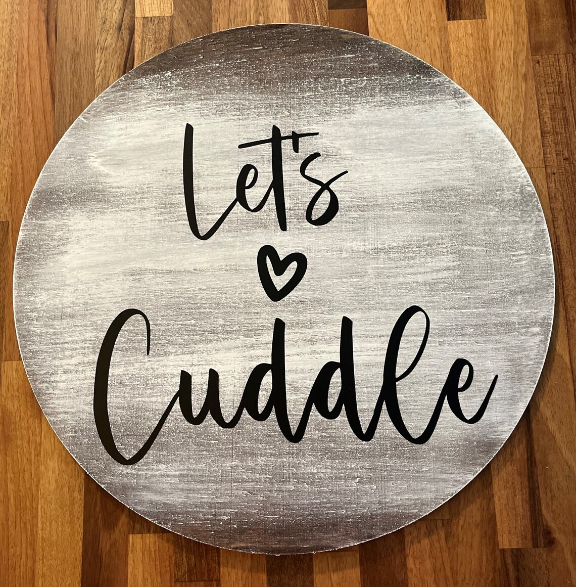 Let's Cuddle Blanket Ladder Sign - Etsy