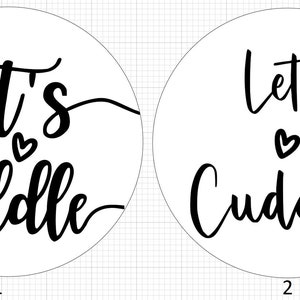Let's Cuddle Blanket Ladder Sign - Etsy