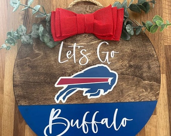 Welcome Buffalo Bills Sign | Buffalo Bills | Porch Sign | Front Porch ...