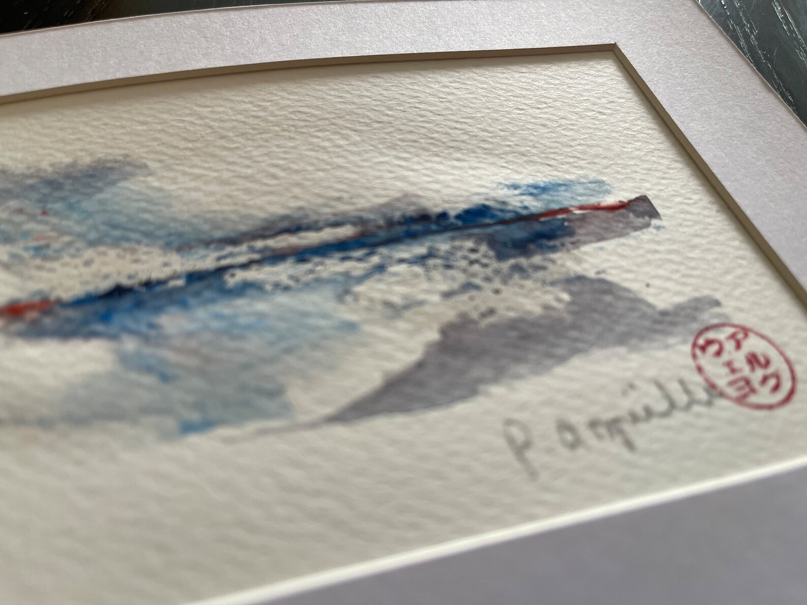 Original Mini Watercolor Landscape Seascape Painting, Mini Painting ...