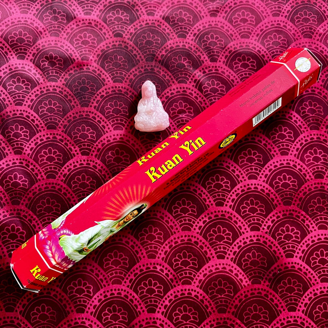 FLUTE Kuan Yin Incense Sticks - One Tube of 20 Sticks - Premium Quality ...
