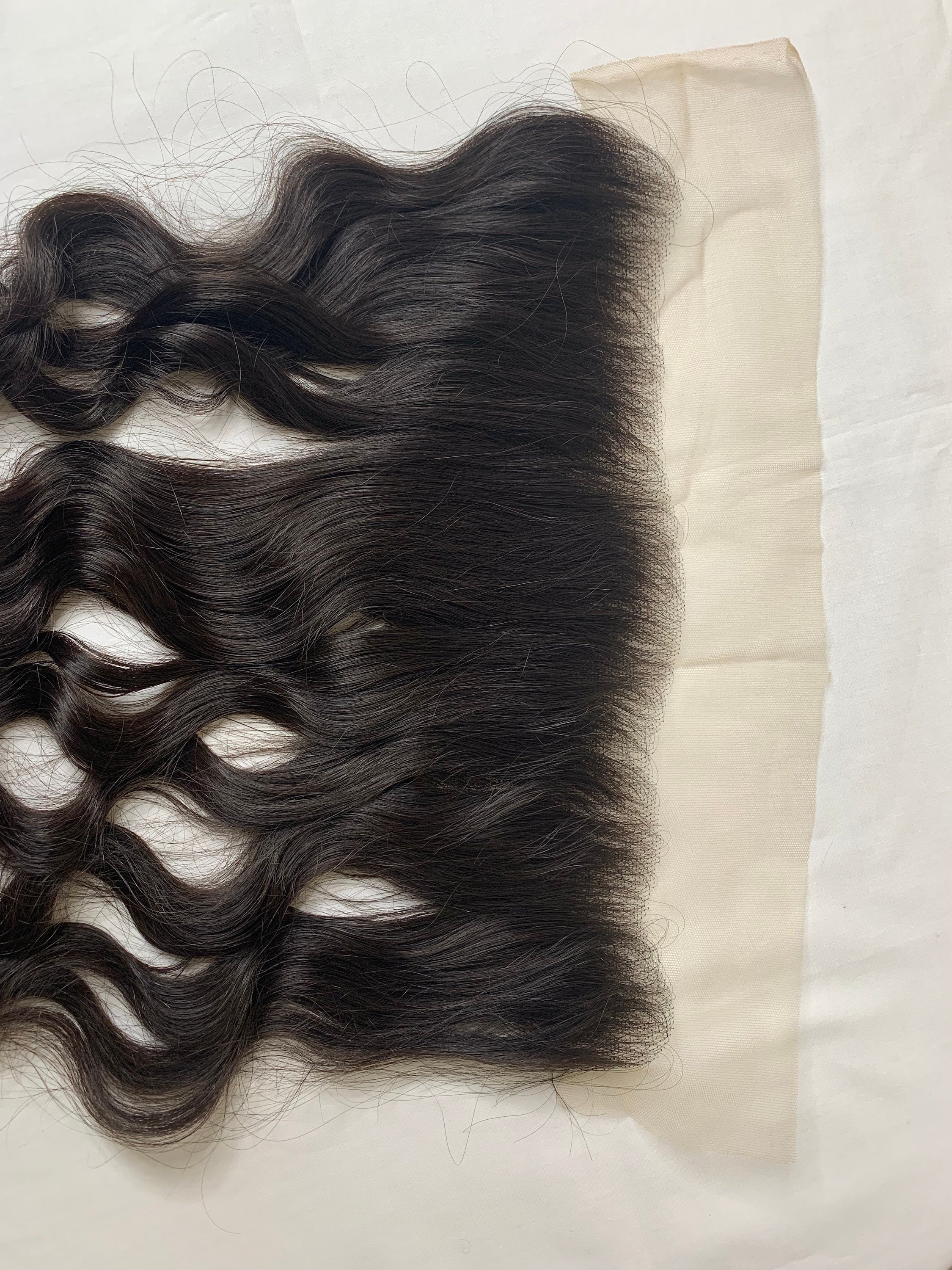 Authentic Raw Indian Unprocessed Temple Human Hair 13x4 Transparent ...