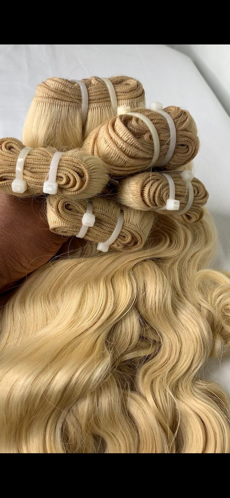 Authentic 100% 613 Blonde Raw Indian Human Hair Extensions Wavy - Etsy