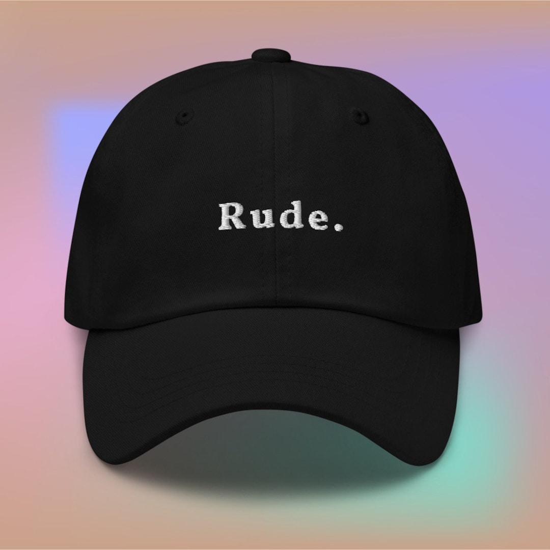 Rude Hat / Sassy Hat / Sarcastic Hat / Funny Gift Hat / Funny Quote Hat ...