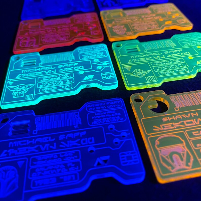 Star Wars ID Card Galaxy's Edge Batuu Black Spire - Etsy