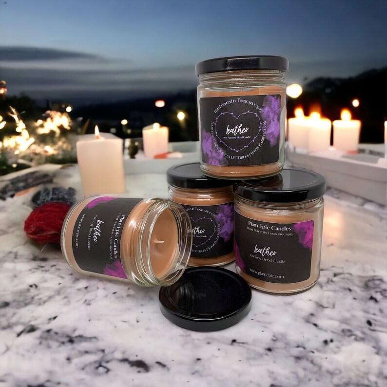 9 Oz Soy Blend Candle - Fall/ Winter Scents - Etsy