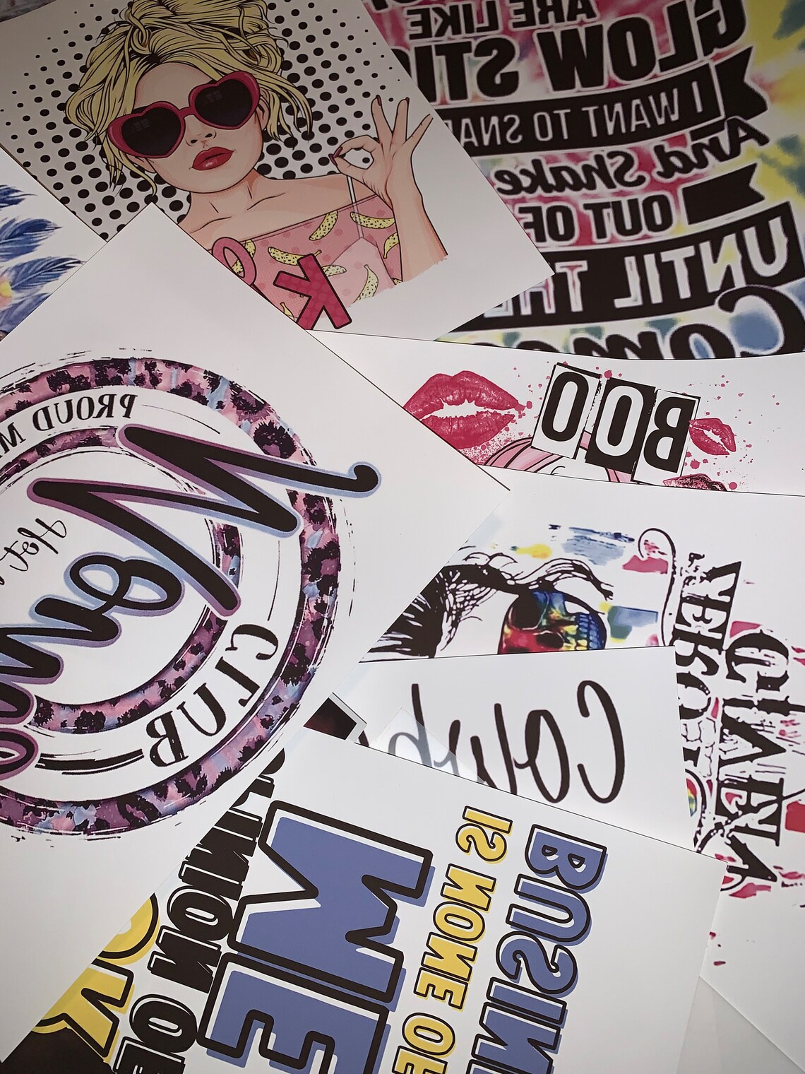 Custom | Ready to Press | Dye Sublimation Transfers | Print on Demand ...
