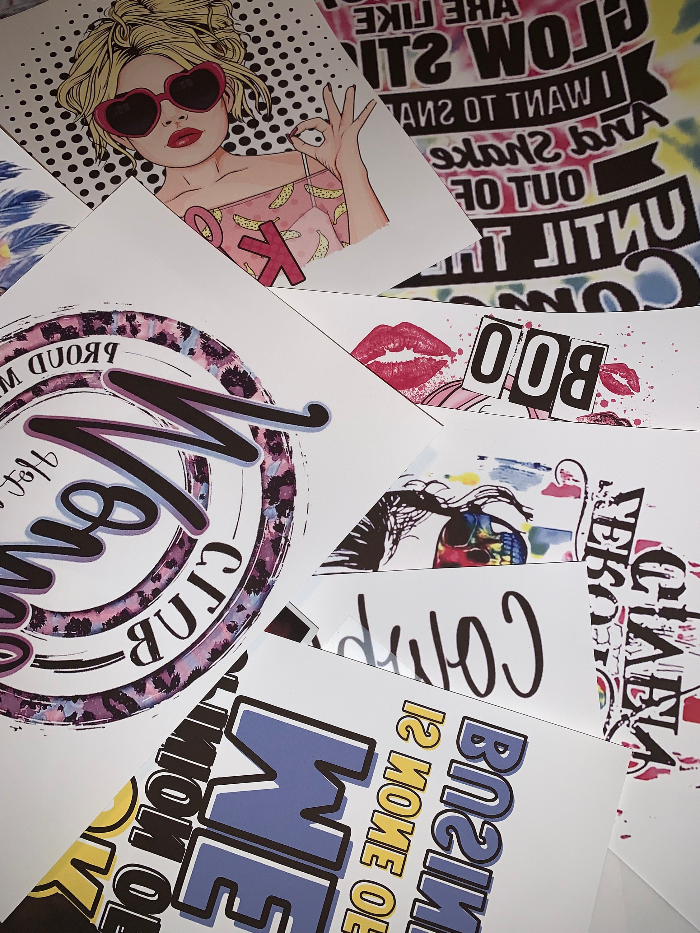 Custom | Ready to Press | Dye Sublimation Transfers | Print on Demand ...