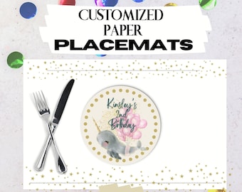 Paper Placemats Birthday - Etsy