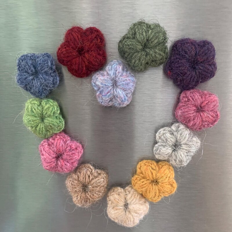 Crocheted Magnets - Etsy