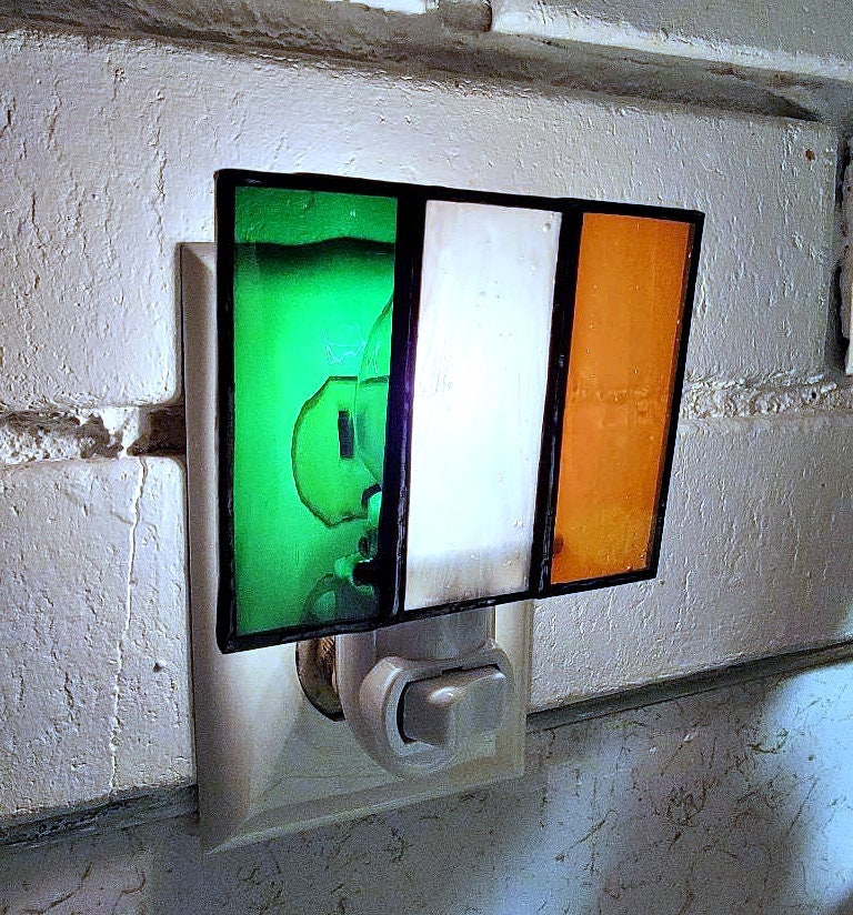 Irish Flag Night Light / Irish Night Light / Celtic Night Light / St ...