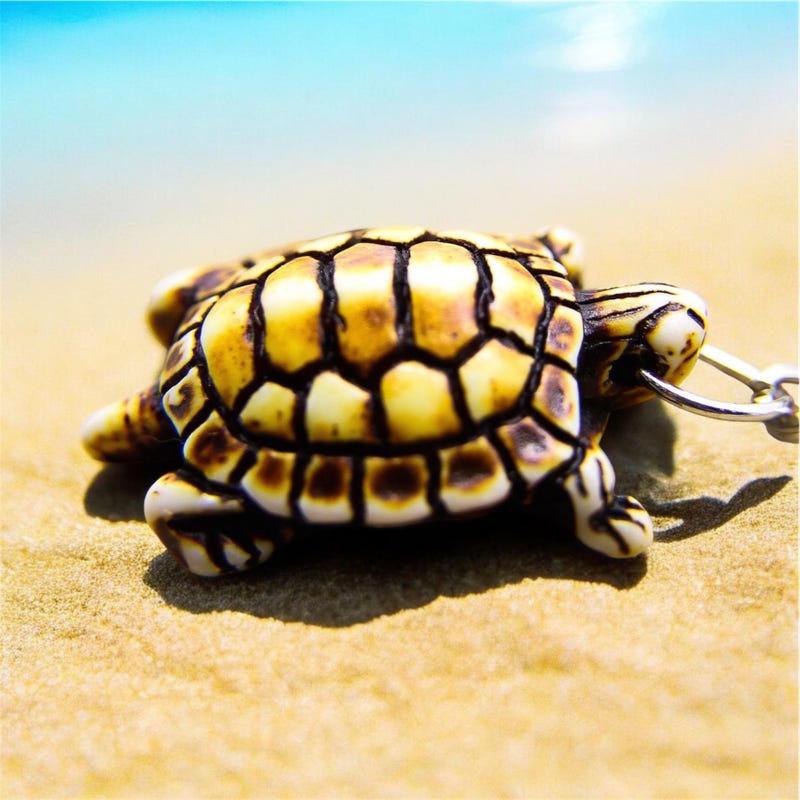 Turtle Keyring - Etsy