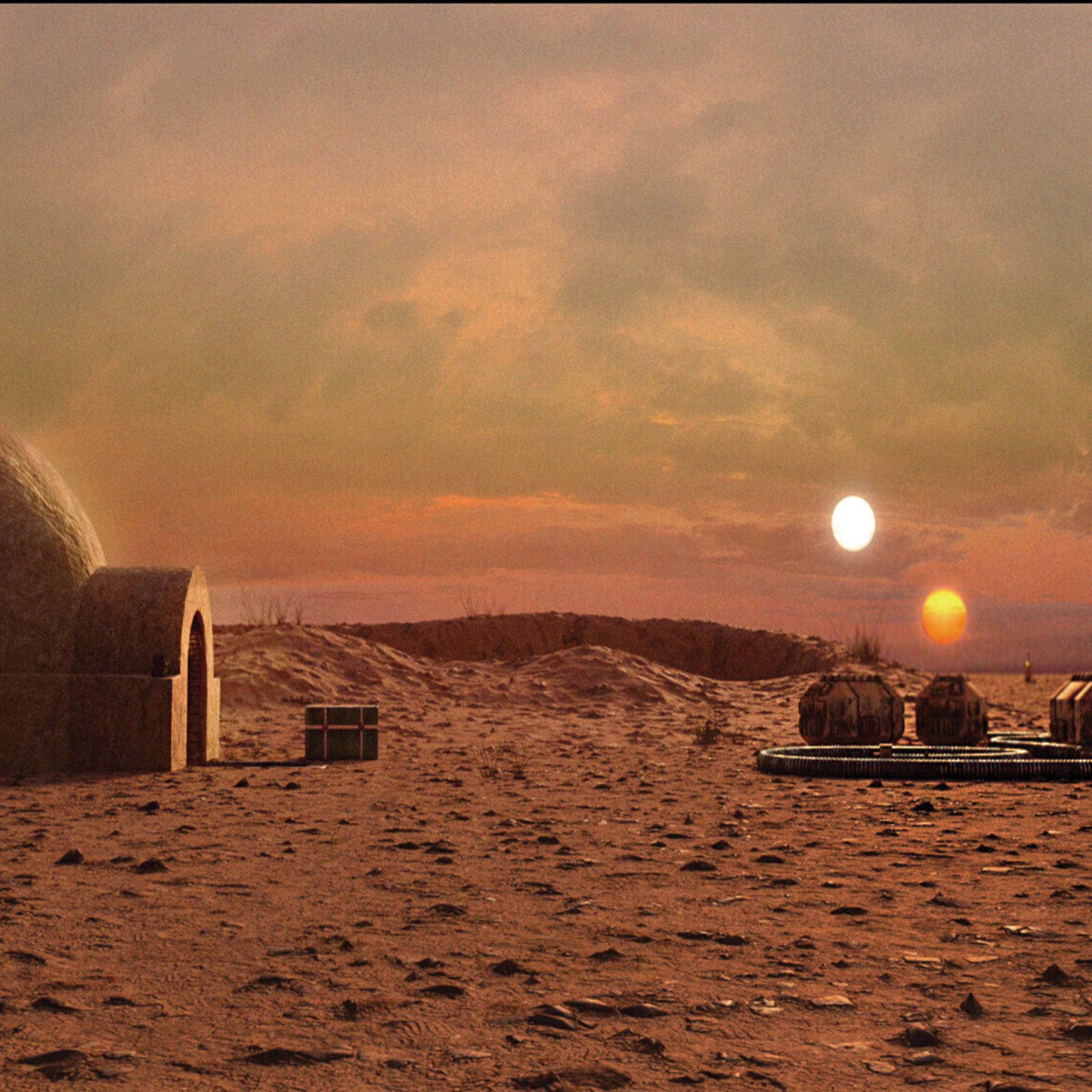 Wars Sunset Star Atooine