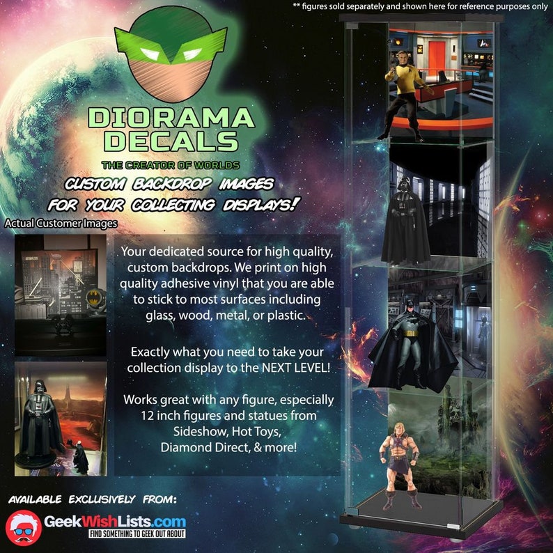 1/6 STAR WARS Death Star Interior Panels Ikea DETOLF 15x15 Diorama ...