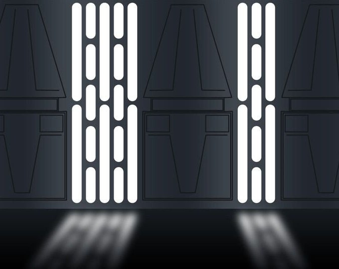 1/6th Scale STAR WARS Death Star Interior Panels Ikea DETOLF 15x15 ...