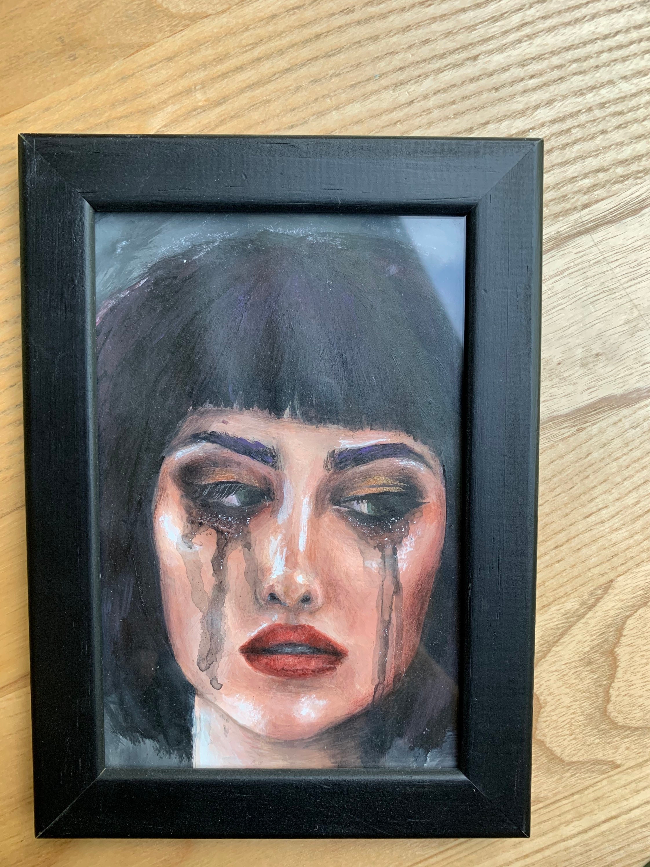 Crying Woman Painting