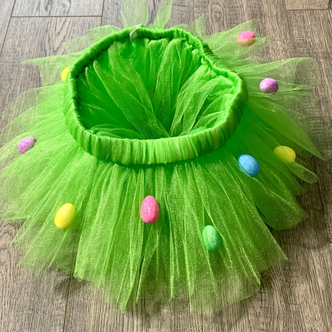 Easter Egg Hunt W/ Bunny Ears Shiny Green Pet Tutu - Etsy
