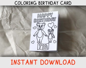 Tia Birthday Card | Etsy