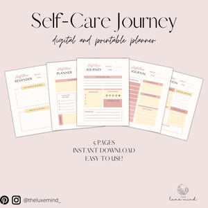 Self Care Journal | Wellness Planner | Digital Journal | FREE 30-day ...