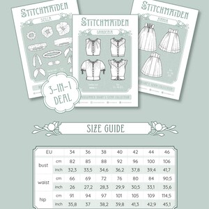 Puck Bundle | EU 34-46 | PDF Sewing Pattern | Instant Download A4, US ...