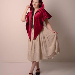 Snowdrop Cape | ONESIZE | PDF Sewing Pattern | Instant Download A4, US ...