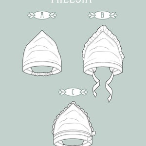 Freesia Headscarf | PDF Sewing Pattern | Instant Download A4, US Letter ...