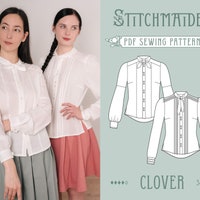 Pintuck Blouse - Etsy