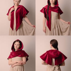 Snowdrop Cape | ONESIZE | PDF Sewing Pattern | Instant Download A4, US ...
