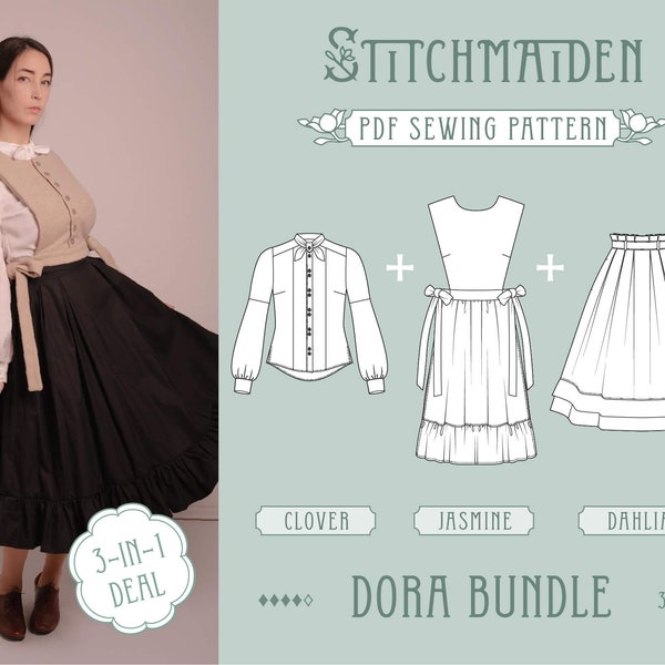 Skirt Blouse Pattern - Etsy